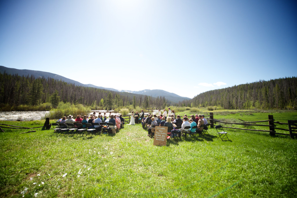 Wedding at AA (Double A) Barn in Grand Lake, CO Mountains
