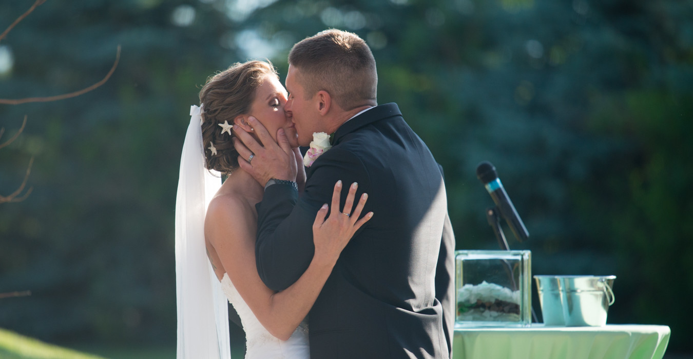 Brookside Gardens Event Center Wedding in Berthoud with Sunset Photos