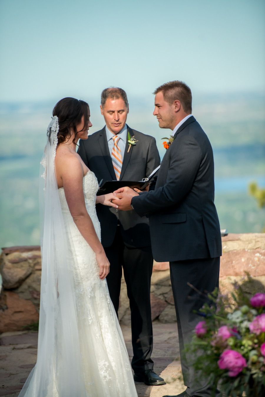 Wedding at Sunrise Amphitheater on Flagstaff Mountain