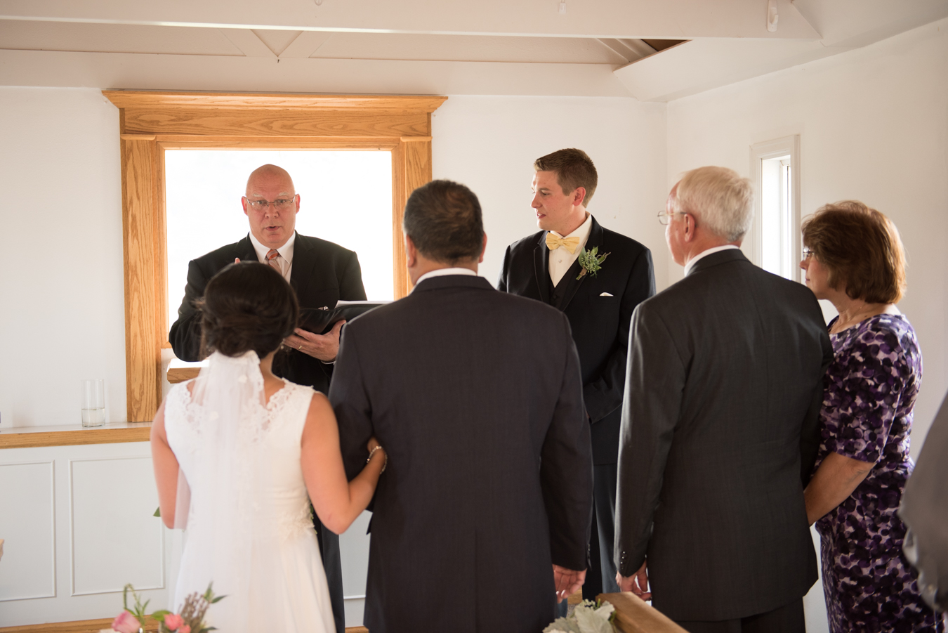 Wedding at American Mother's Chapel at Rock Ledge Ranch