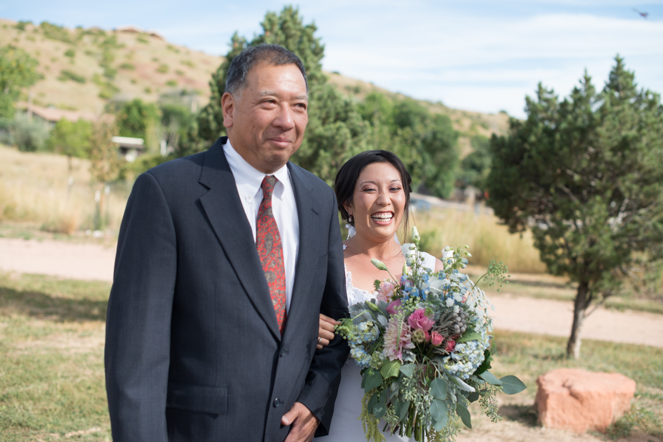 Wedding at American Mother's Chapel at Rock Ledge Ranch