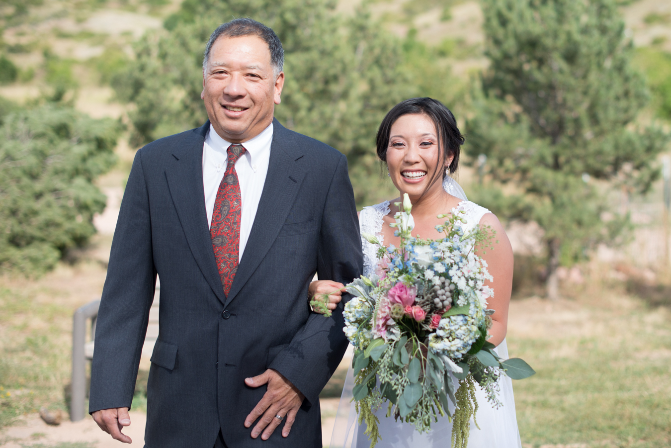 Wedding at American Mother's Chapel at Rock Ledge Ranch