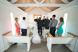 Wedding at American Mother's Chapel at Rock Ledge Ranch
