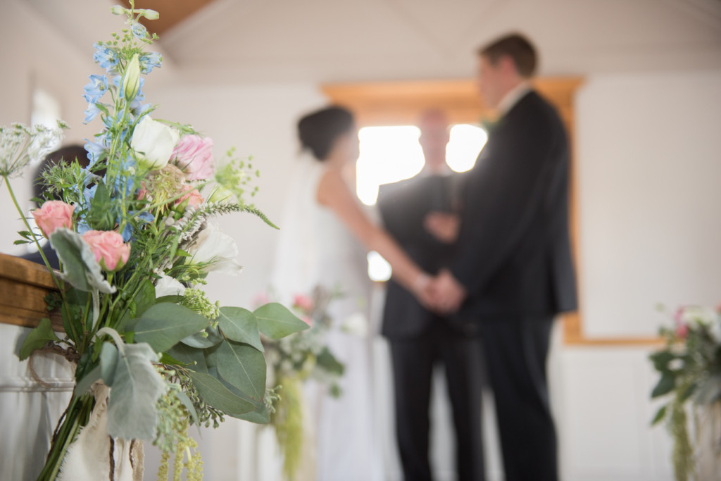 Wedding at American Mother's Chapel at Rock Ledge Ranch