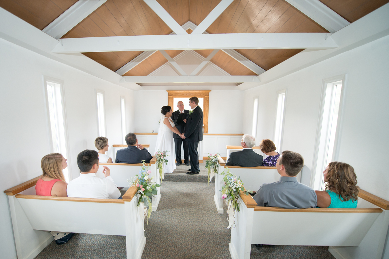 Wedding at American Mother's Chapel at Rock Ledge Ranch
