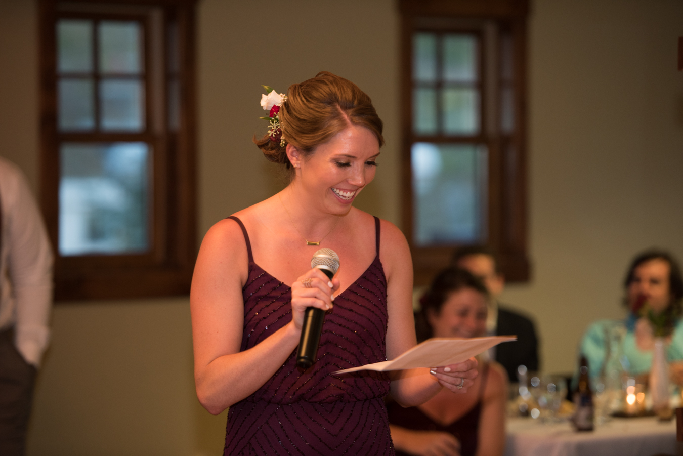 Granby Ranch Wedding Reception Sister Toast | Colorado Wedding ...