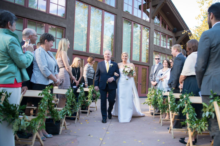 Wedding at the Donovan Pavilion in Vail, Colorado