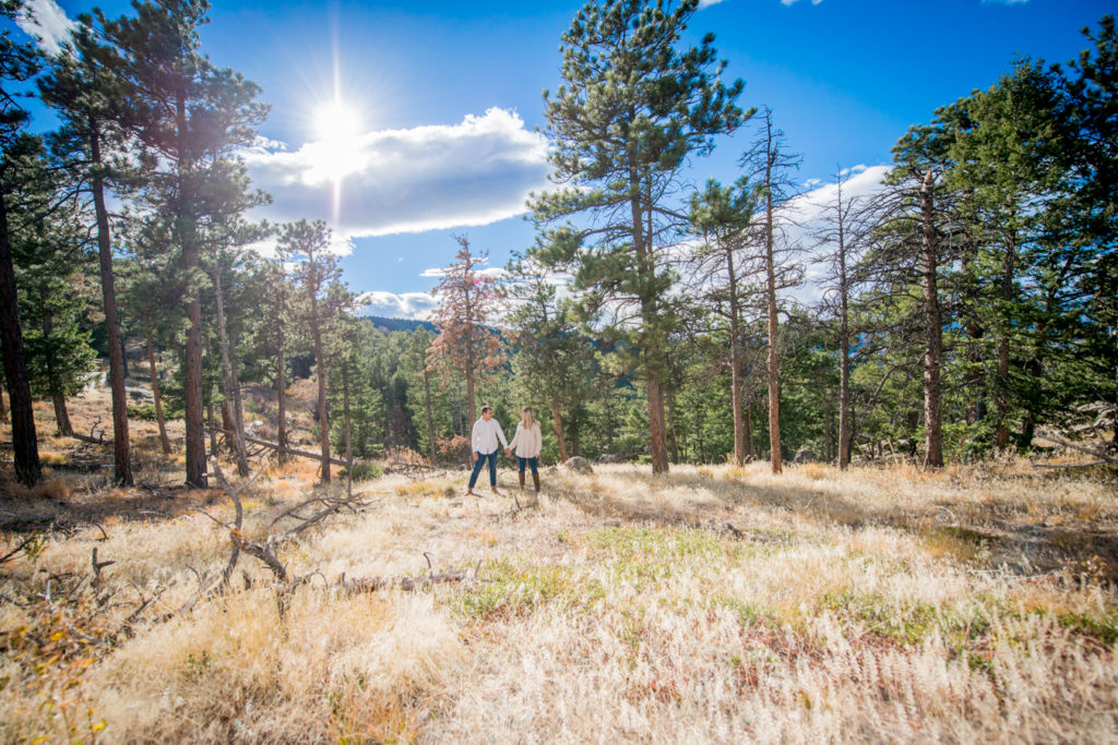 Proposal at Lost Gulch Overlook in Boulder Colorado