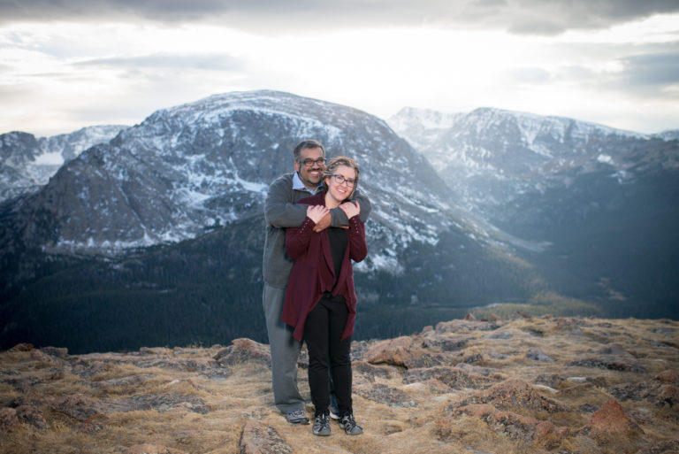 Proposal at Forest Canyon Overlook in RMNP on Trail Ridge Rd