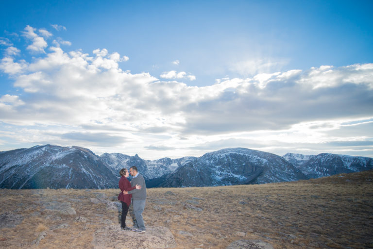 Proposal at Forest Canyon Overlook in RMNP on Trail Ridge Rd