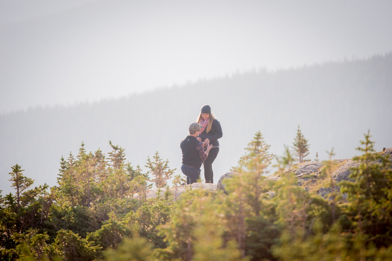 Proposal at Upper Mowhawk Lake outside of Breckenridge, CO