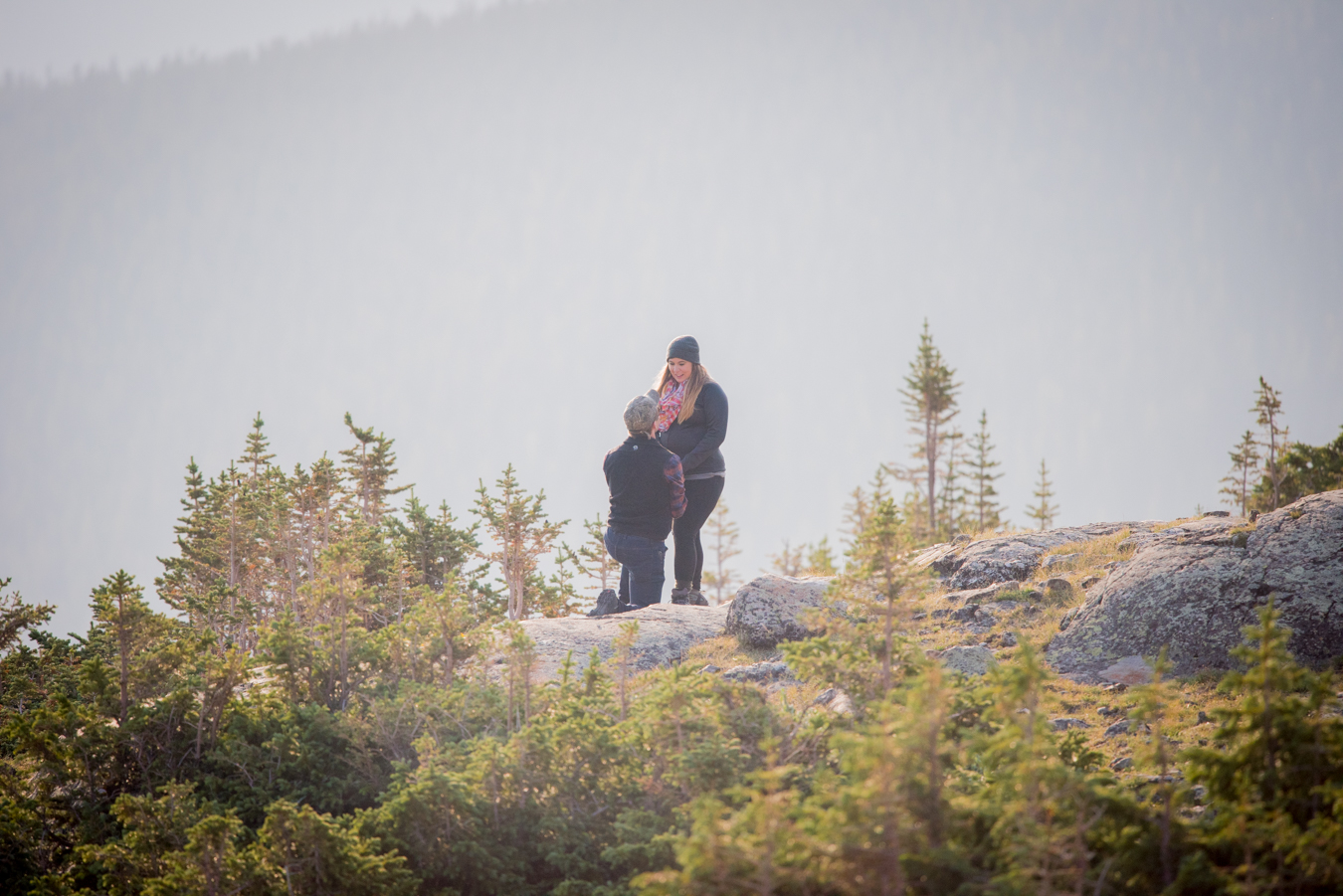 Proposal at Upper Mowhawk Lake outside of Breckenridge, CO