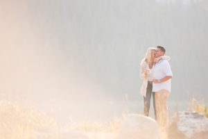 Proposal at Brainard Lake with Surprise Engagement