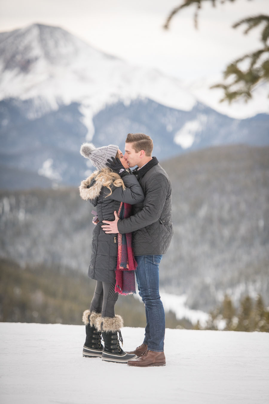 Proposal near Alpenglow Stube at Keystone Resort