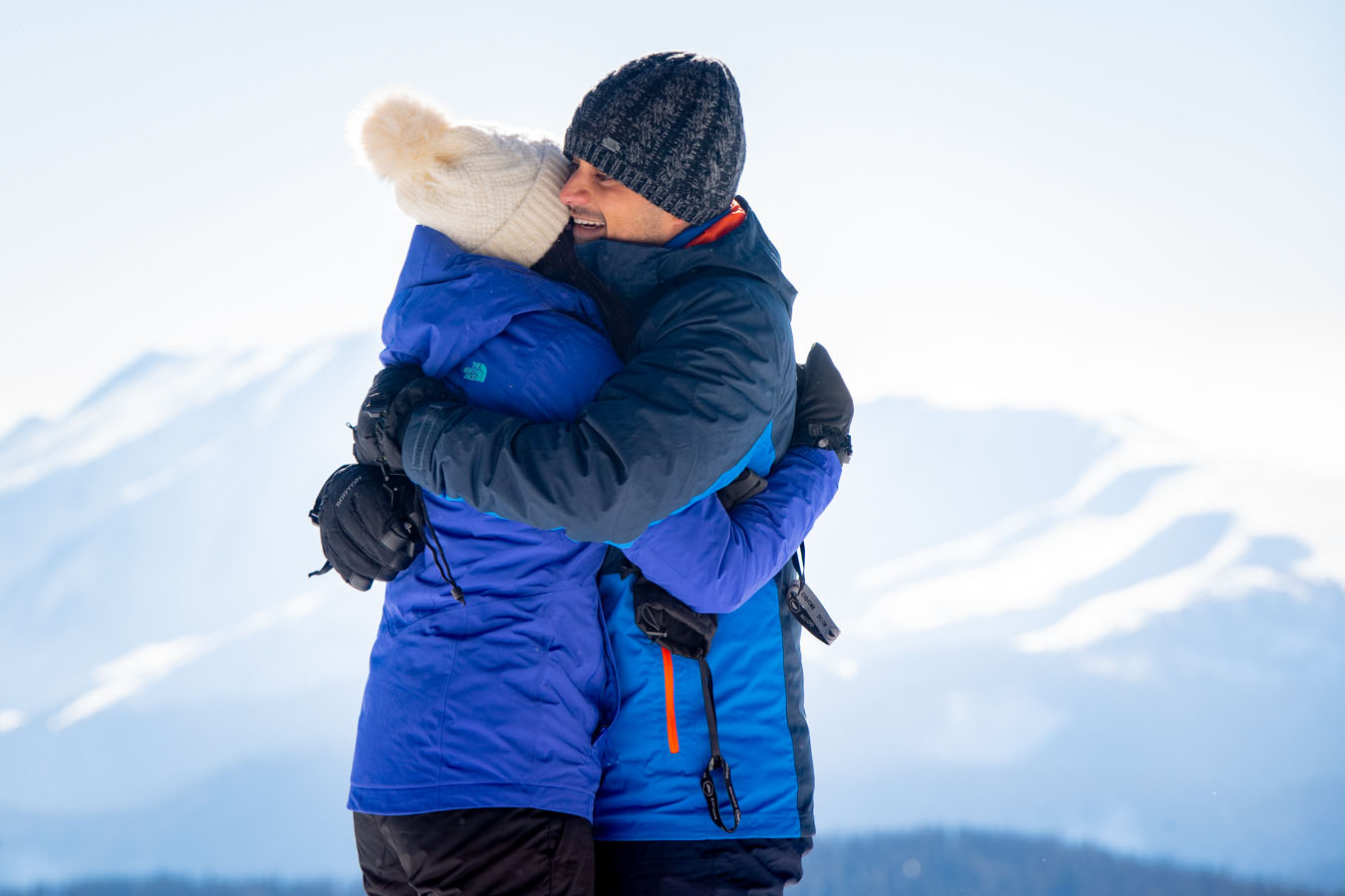Proposal near the Alpenglow Stube in Keystone