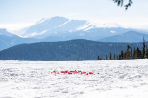 Proposal near the Alpenglow Stube in Keystone