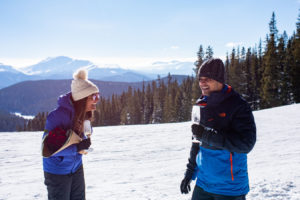 Proposal near the Alpenglow Stube in Keystone
