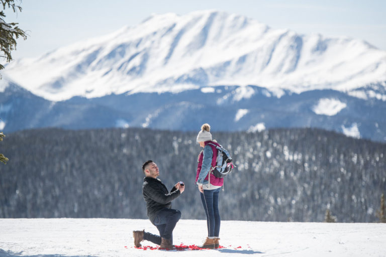 Proposal by the Alpenglow Stube in Keystone on the Slopes