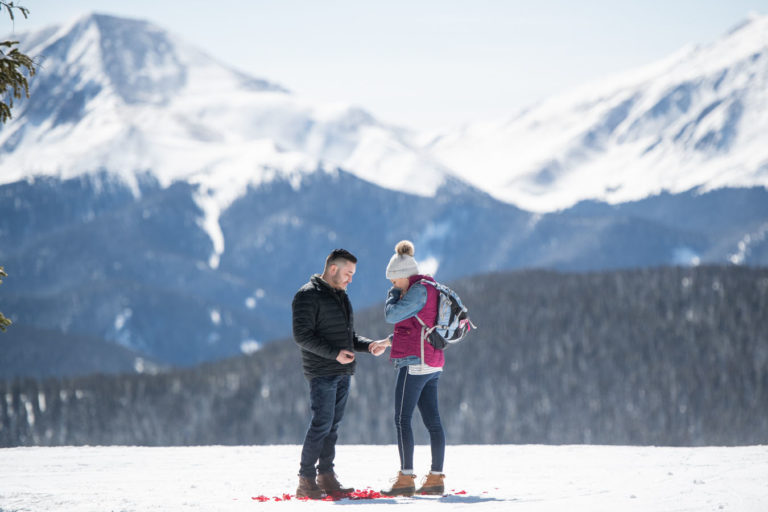 Proposal by the Alpenglow Stube in Keystone on the Slopes