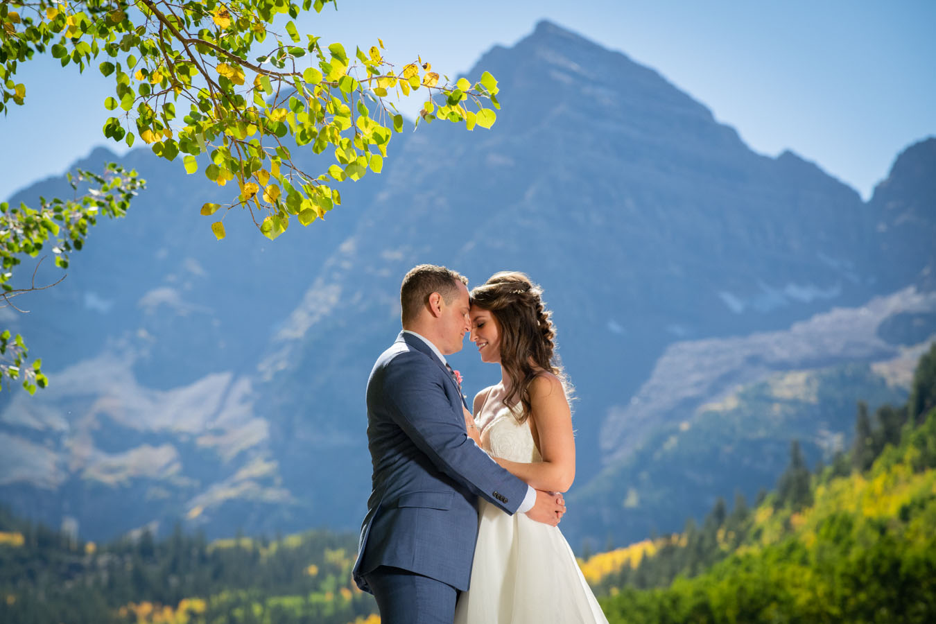 Maroon Bells Amphitheatre Wedding with Epic Fall Colors